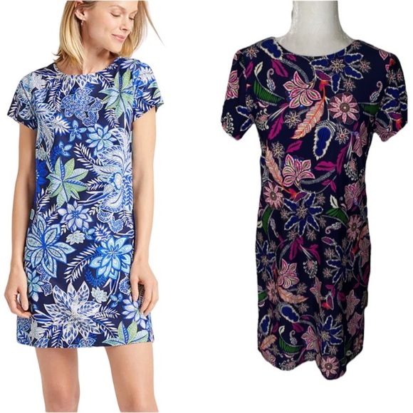 Jude Connally | Dresses | Jude Connally Ella Navy Blue Floral Paisley ...